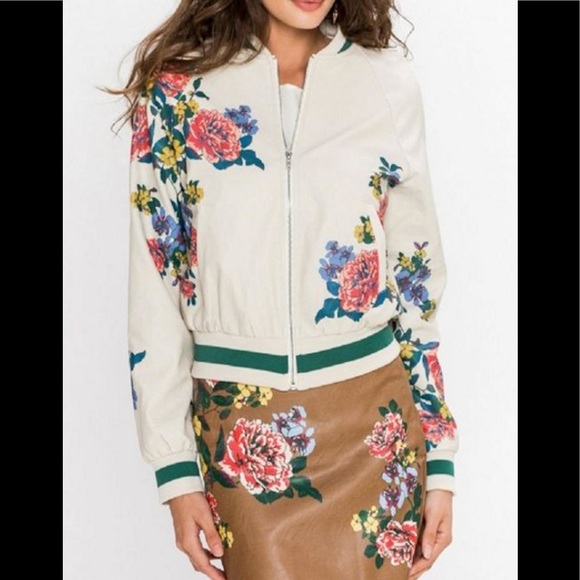 Flying Tomato | Jackets & Coats | Flying Tomato Floral Bomber Jacket ...
